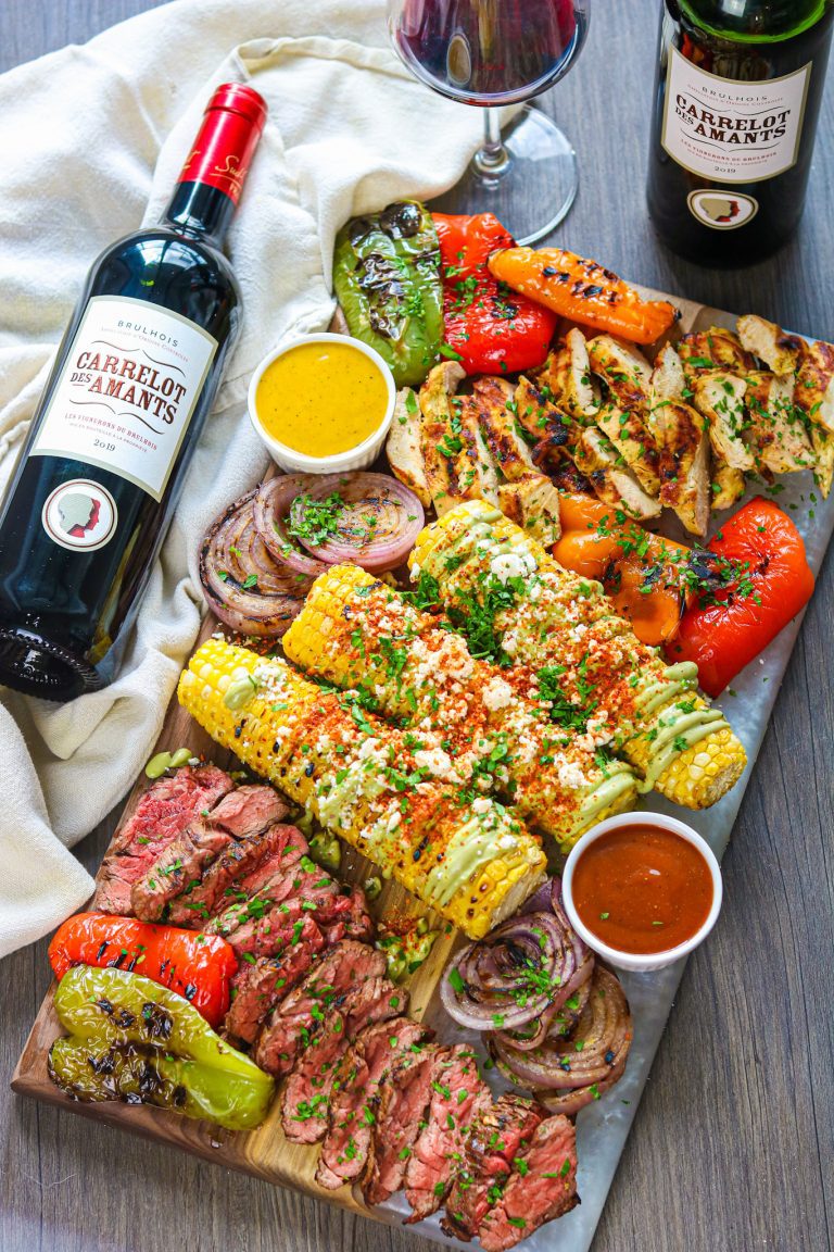 PLATEAU BBQ DE VIANDES & LÉGUMES GRILLÉS | Sélections Oeno